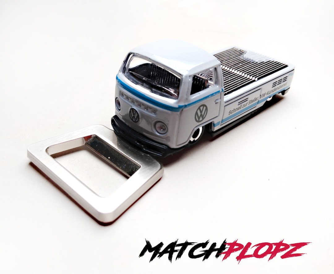 VW Bus T2 Pickup Bottle Opener Toy Car From MATCHPLOPZ Vintage Retro ...