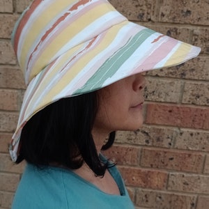 Wide Brim Rain Hat, Wide Brim Water Proof Hat , Wide Brim Bucket Winter ...
