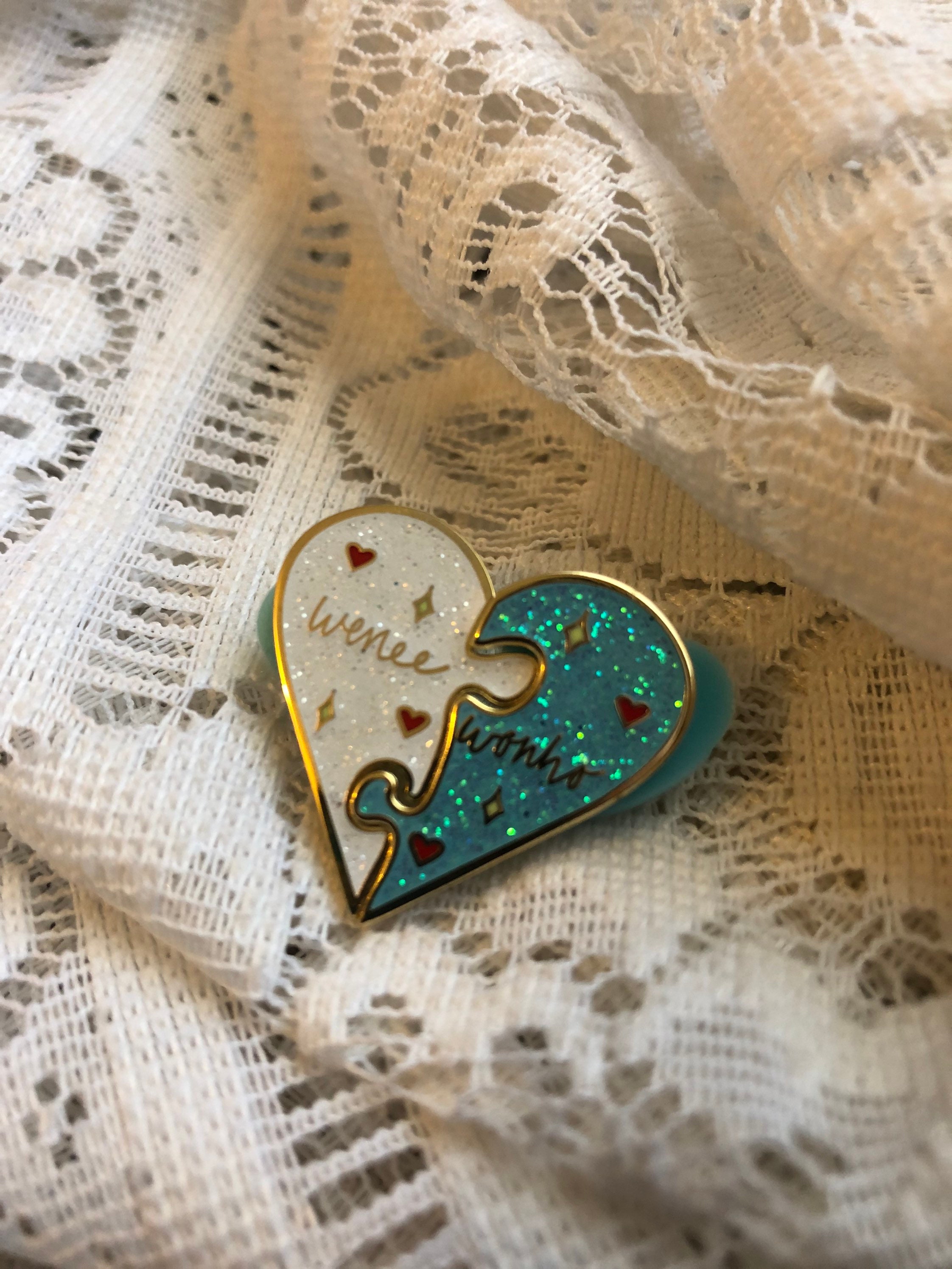 Wenee x Wonho puzzle piece pin Fanmade monsta x pin | Etsy