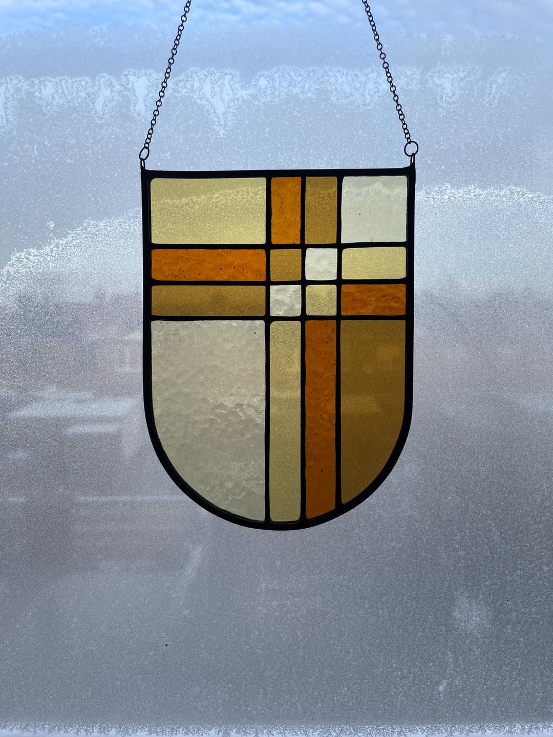 Medium Stained Glass Earthy Refinement - Etsy