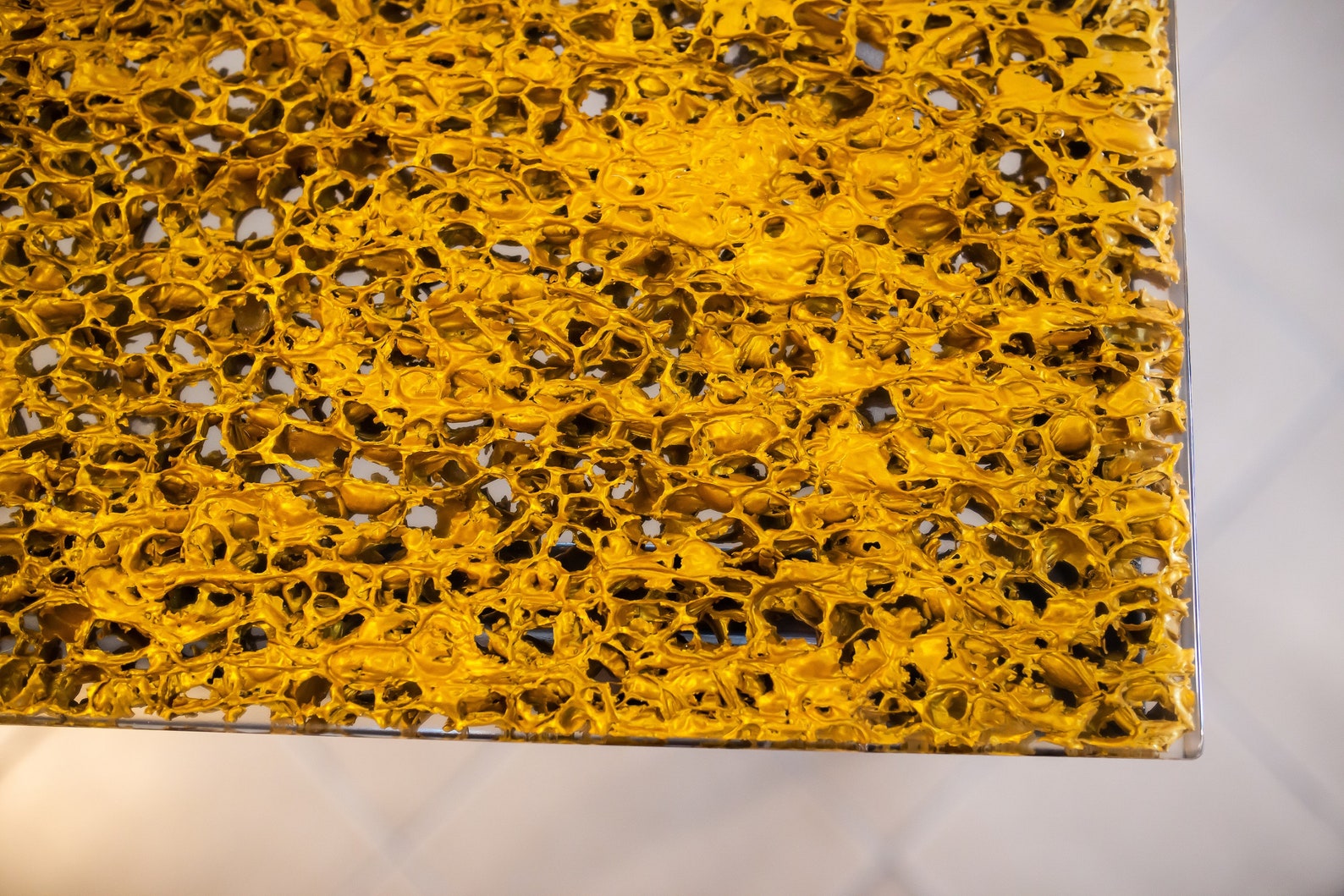 Gold Epoxy Resin Table 3D Effect - Etsy