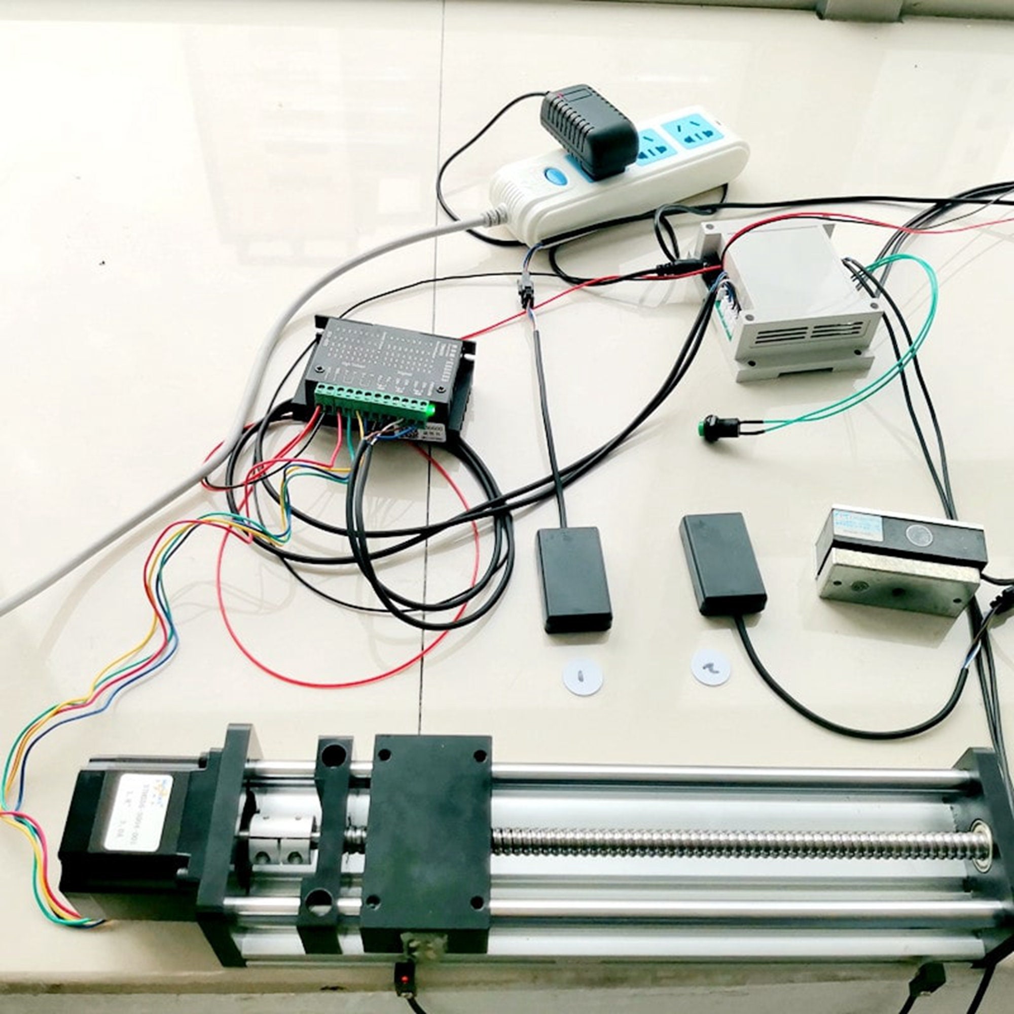 Programmable Automation Control System Escape Room Prop Activates A Linear Actuator Game Puzzle