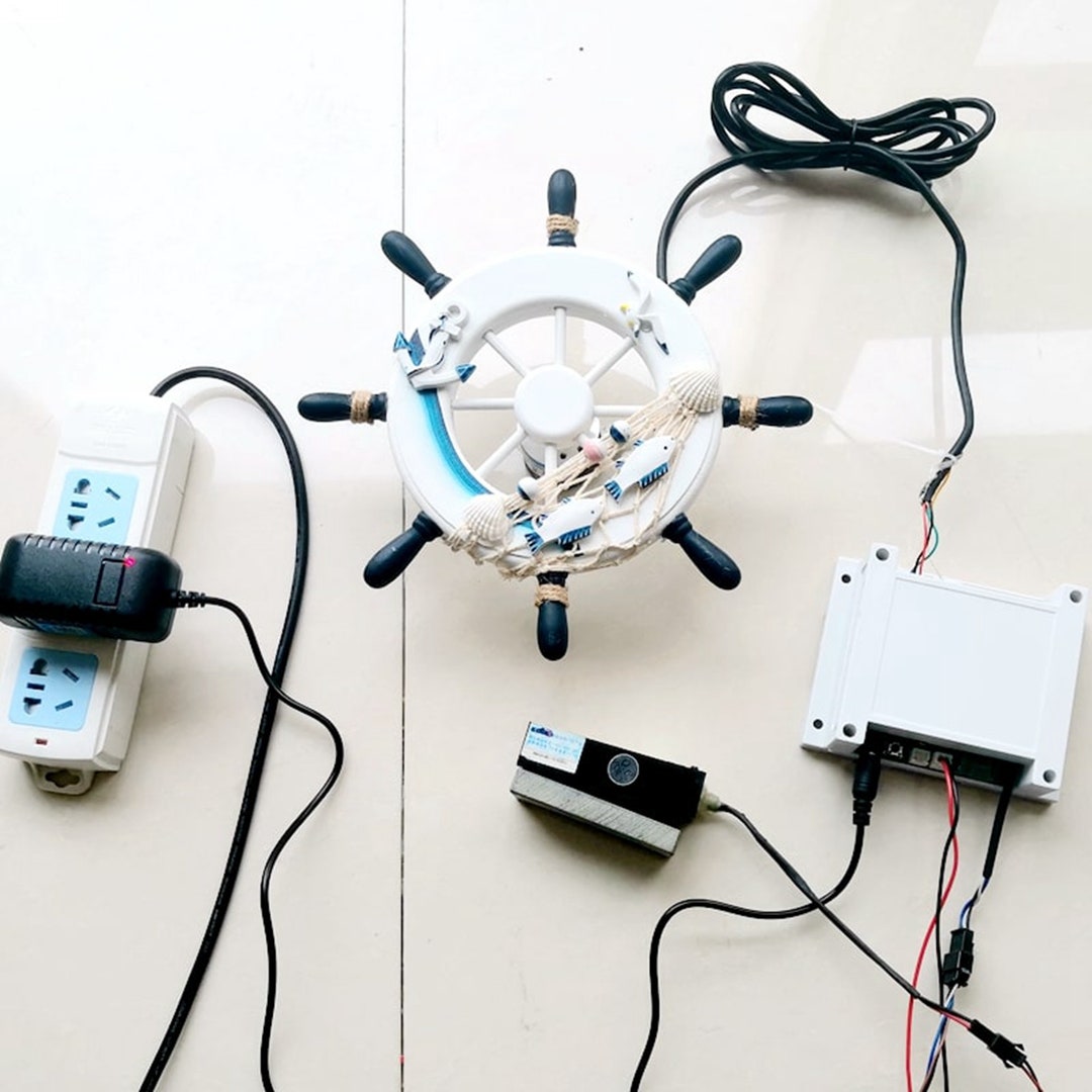 Ship Wheel Prop for Escape Room, Students Classroom Rotary Encoder Game ...