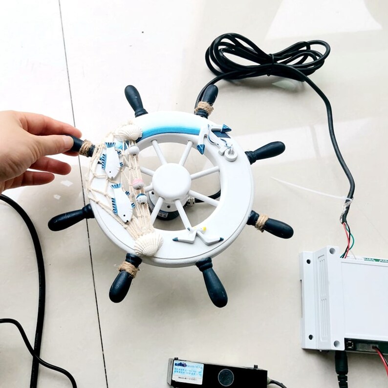 Ship Wheel Prop for Escape Room, Students Classroom Rotary Encoder Game ...