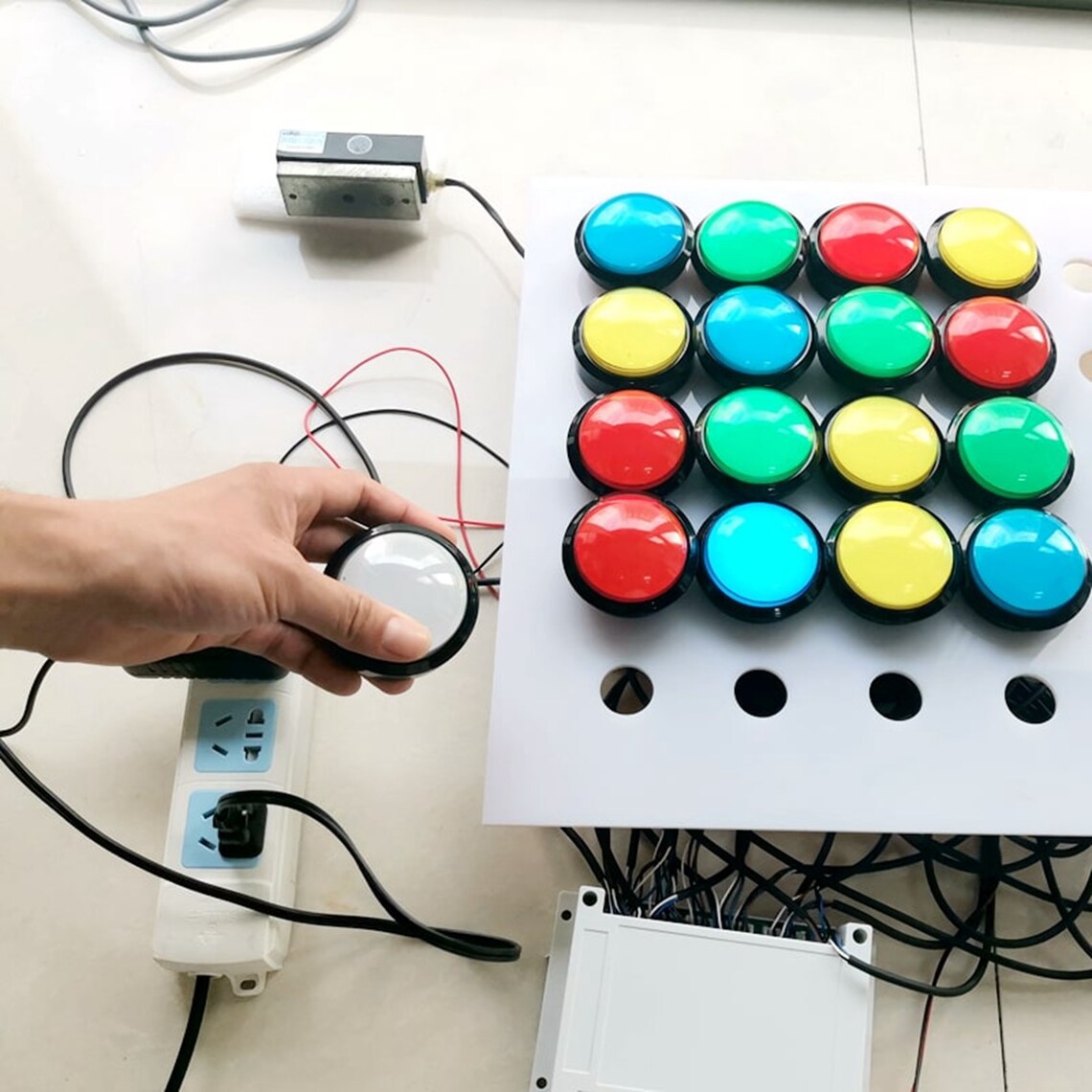 Kids Educational Whack a Mole Game Prop, Escape Room Buttons ...