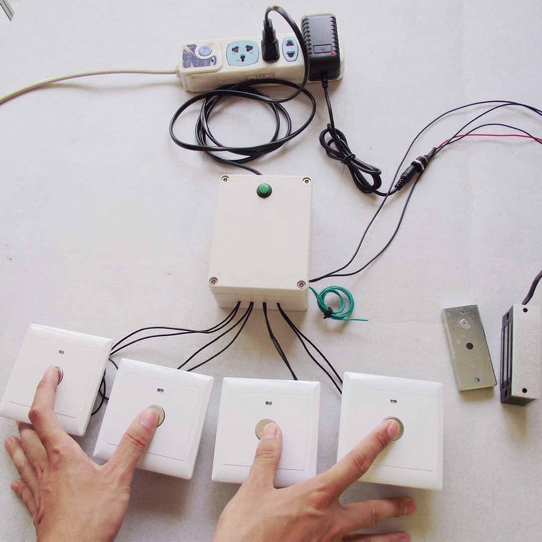 Handmade Real Escape Room Game Puzzle Touch Wall Switches - Etsy