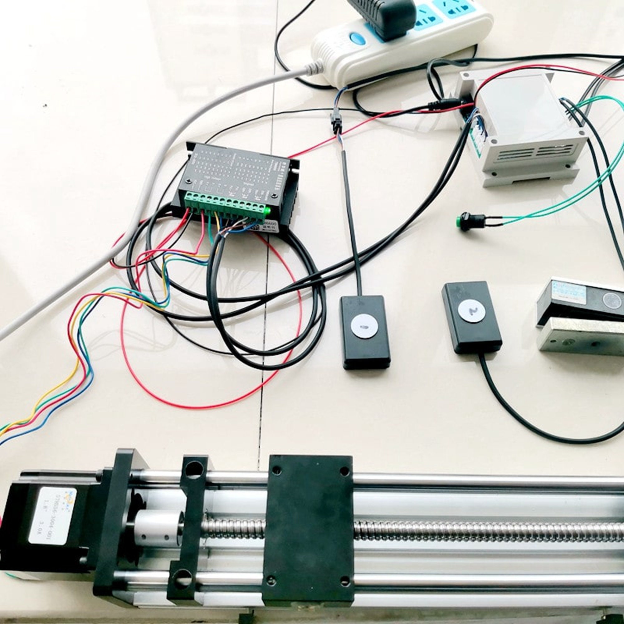 Programmable Automation Control System Escape Room Prop Activates A Linear Actuator Game Puzzle
