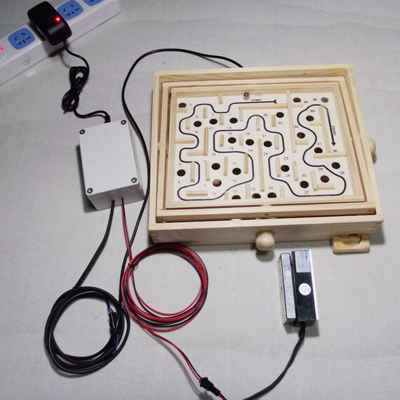 Real Escape Game and Fun Party Game Puzzle Wooden Marble Maze - Etsy