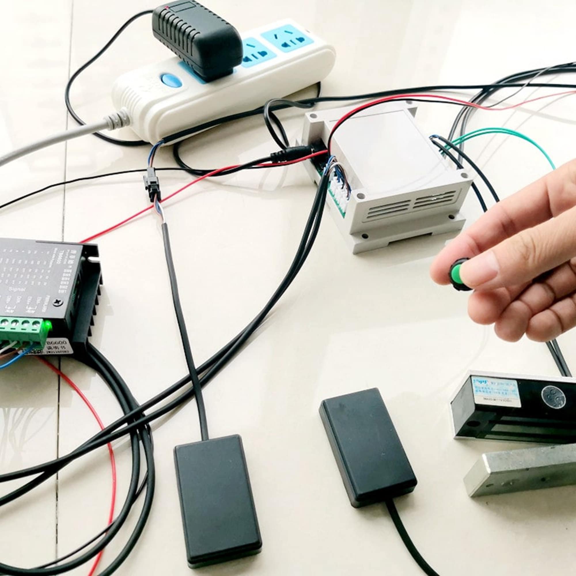 Programmable Automation Control System Escape Room Prop Activates A Linear Actuator Game Puzzle