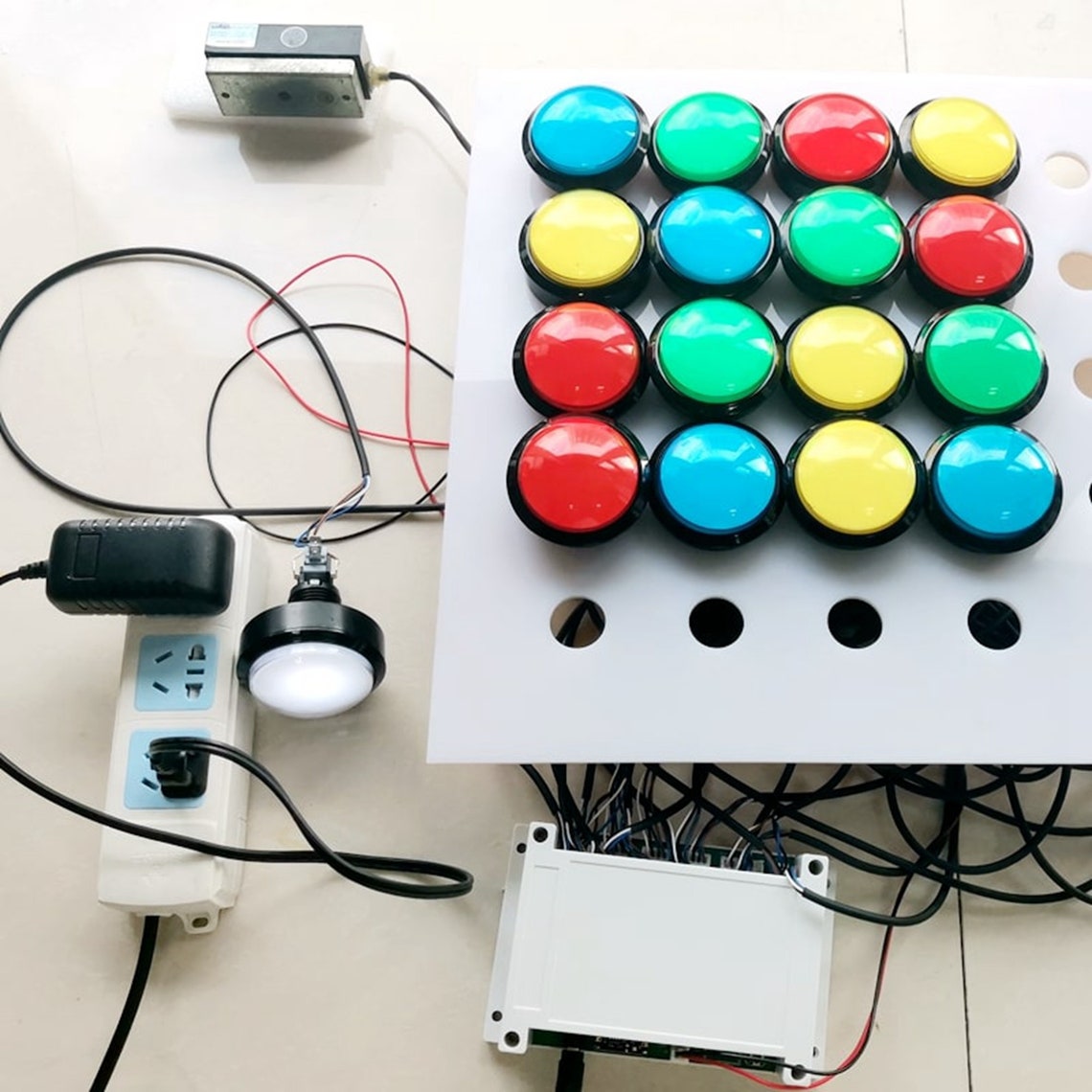 Kids Educational Whack a Mole Game Prop, Escape Room Buttons ...