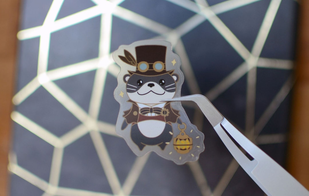 Posher Otter Transparent Vinyl Stickers ~ FFXIV // Final Fantasy XIV - Etsy