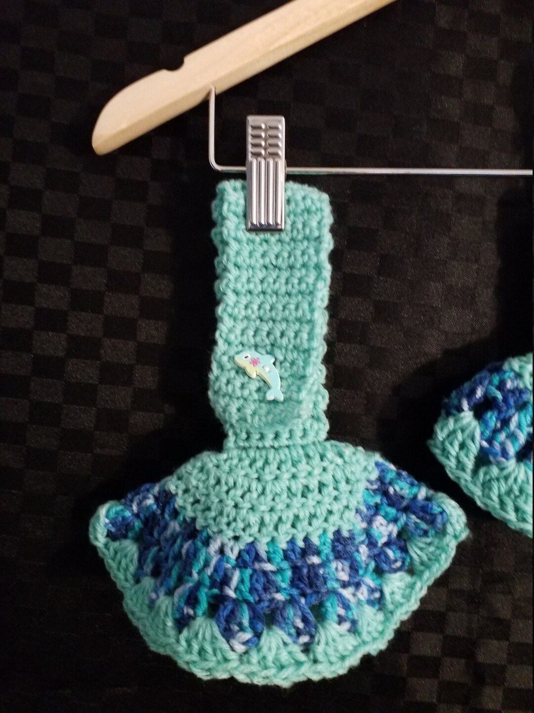 No.16 Topper de paño de cocina Azul Nuevo - Etsy España