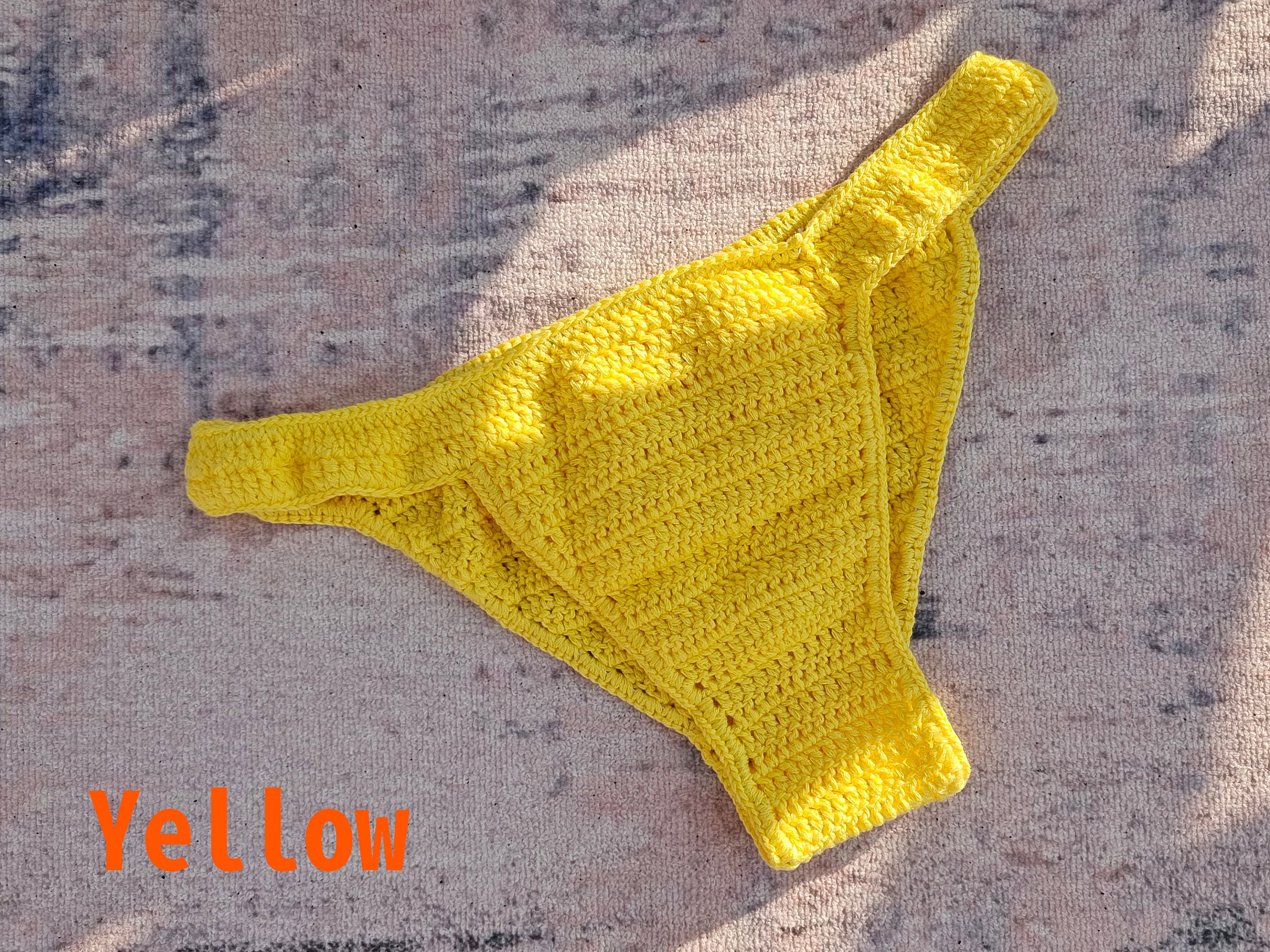 Hand-woven Crochet Craft Bikini Cheeky Bottom - Etsy