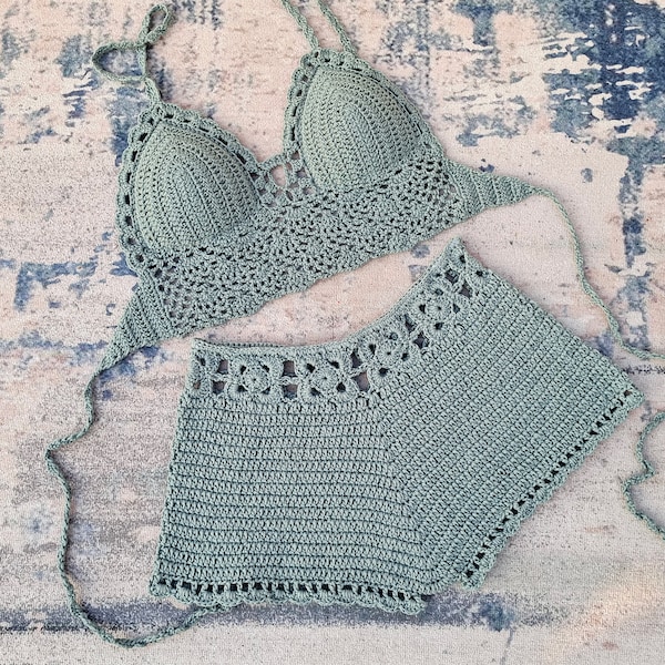2 Piece Crochet Set - Etsy