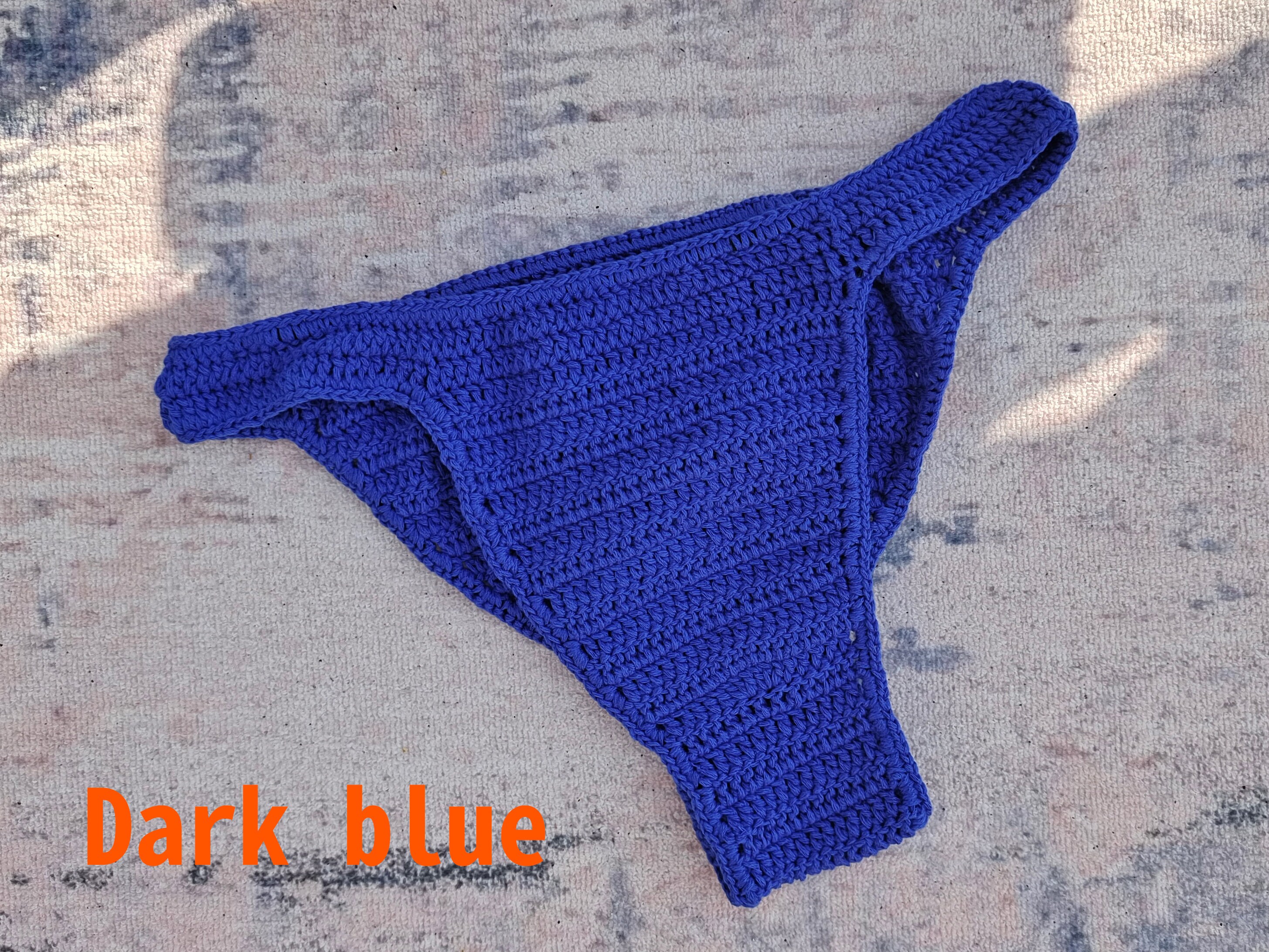 Hand-woven Crochet Craft Bikini Cheeky Bottom - Etsy
