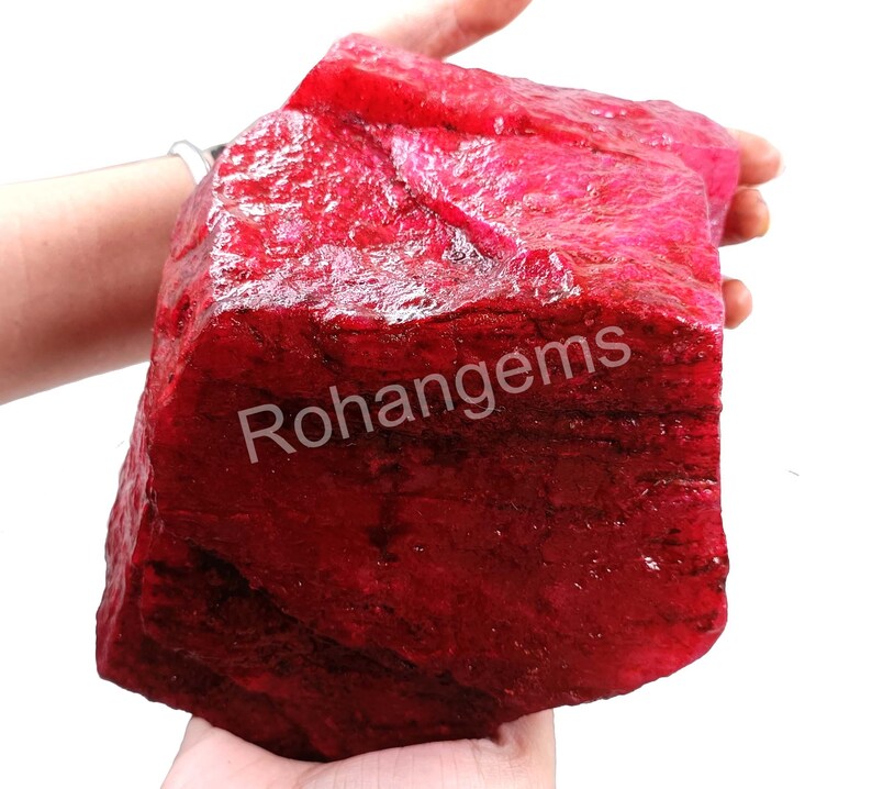 Red Ruby Natural 16786 Ct Certified Loose Gemstone Faceted Engraved ...