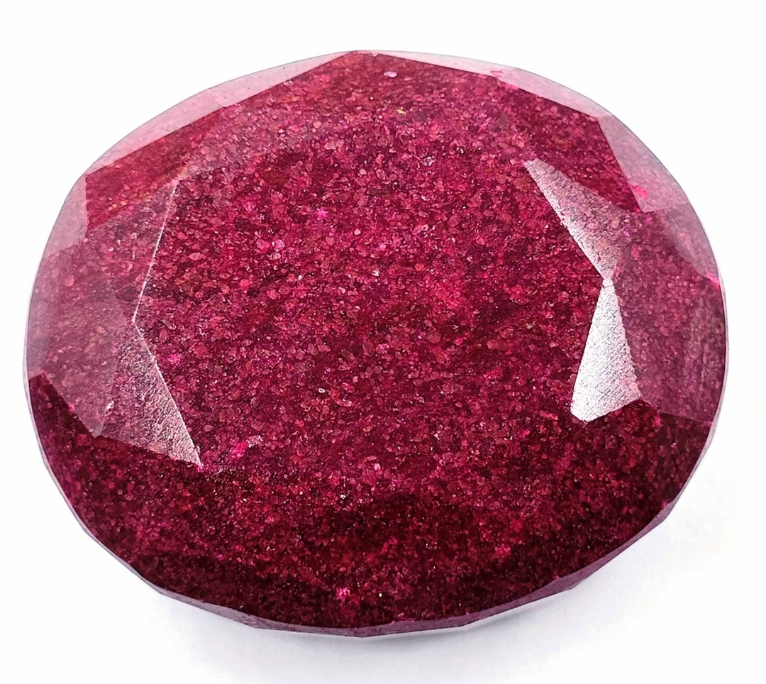 Ruby Stone Real Red Ruby 1675.00 Carat Natural Certified Faceted Oval ...