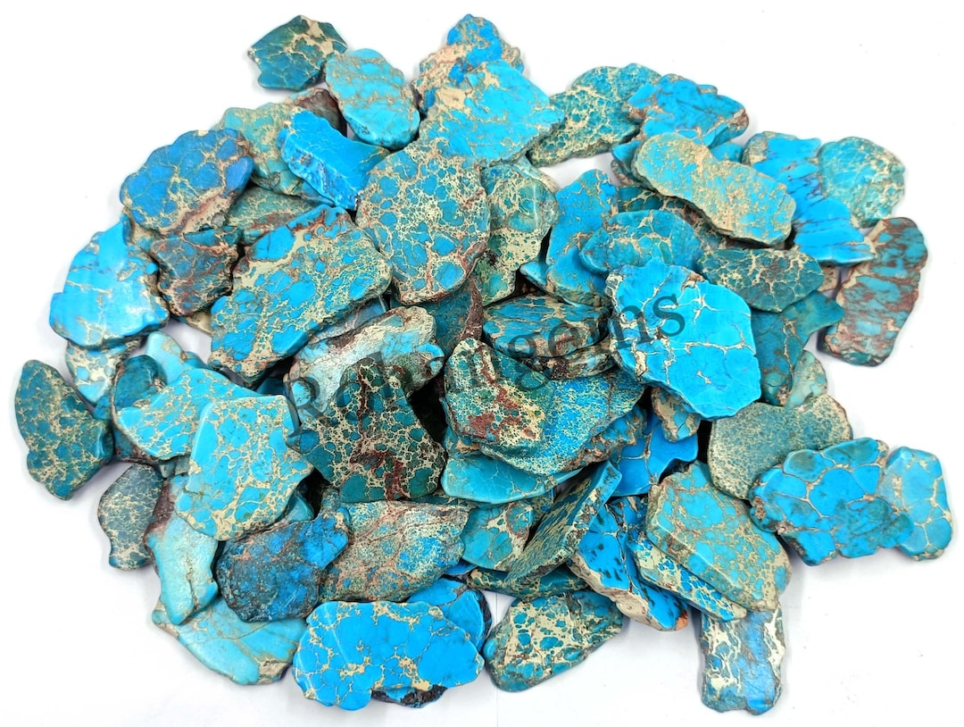 Sky Blue Turquoise Natural LOT Certified Loose Gemstone Rough From ...