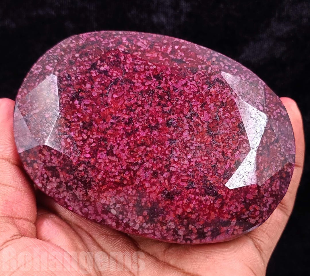 2432.00 Ct Pigeon Blood Ruby Huge Natural Certified African Gemstone ...