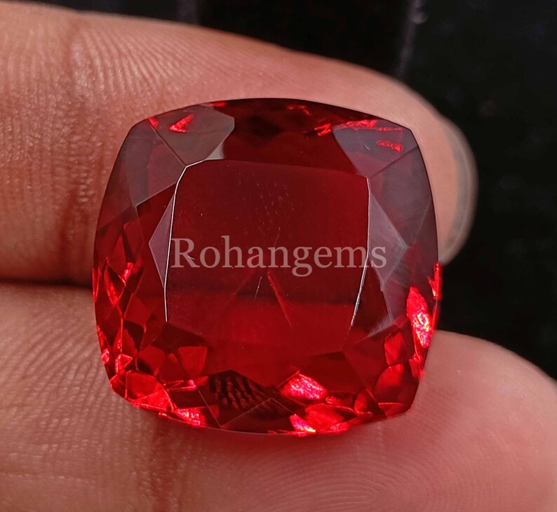 Red Ruby 36.00 CT Certified Natural Mind-blowing Shiny Ruby Stunning ...