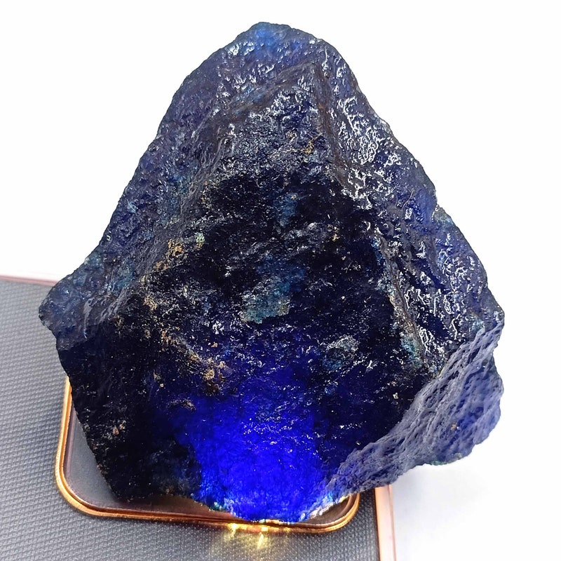 Rough Sapphire Ring - Etsy