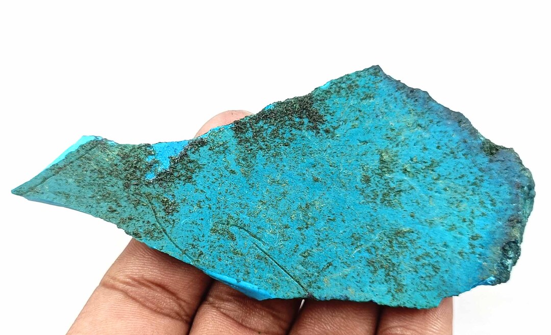 Sky Blue Turquoise Slab Rough, EGL Certified Arizona Gemstone (150-200 ...