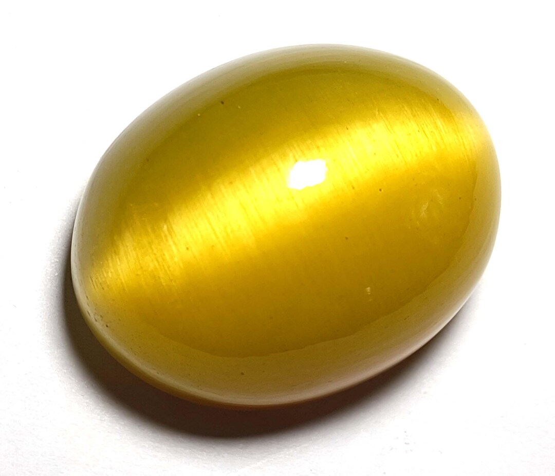 Yellow Cat’s Eye 439.75 Ct | Natural Certified Gemstone From Brazil ...