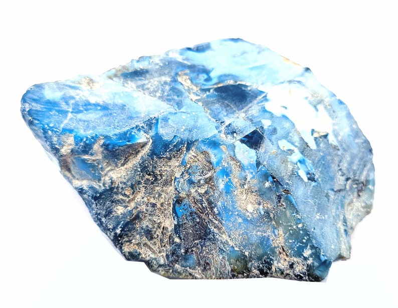 Blue Opal Uncut Rough Natural Certified Unique Quality Loose Gemstone ...