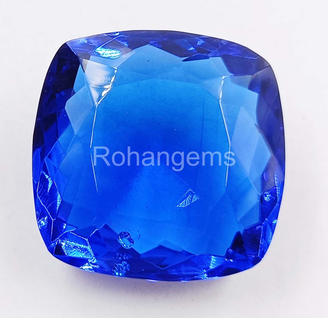 Blue Natural Sapphire 76 Carat Beautiful Color Certified Loose Gemstone ...