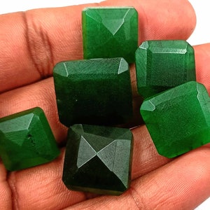 Emerald 100 Ct Green Emerald Lot Natural Certified Loose Gemstone ...