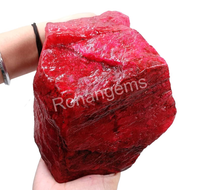 Red Ruby Natural 16786 Ct Certified Loose Gemstone Faceted Engraved ...