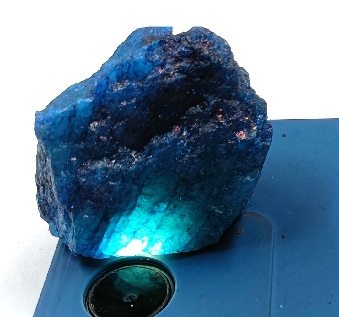 Sapphire Raw 420-450 Ct Certified Sky-blue Sapphire Natural Rough ...