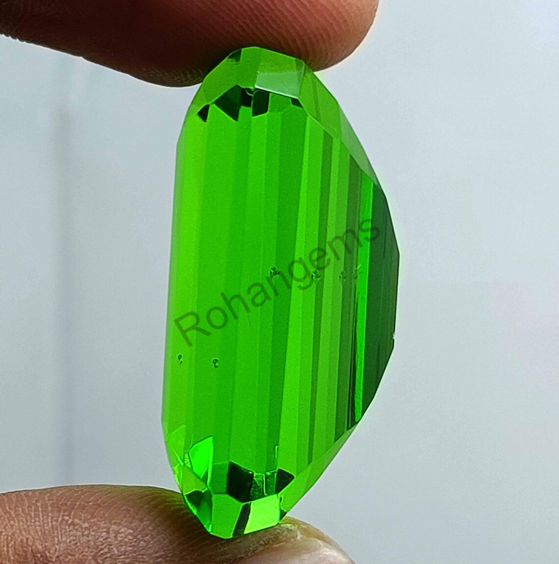 Green Emerald Natural Superior Quality 68.35 Ct Certified Faceted ...