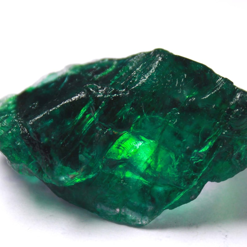 Emerald Specimen Jewelry - Etsy UK