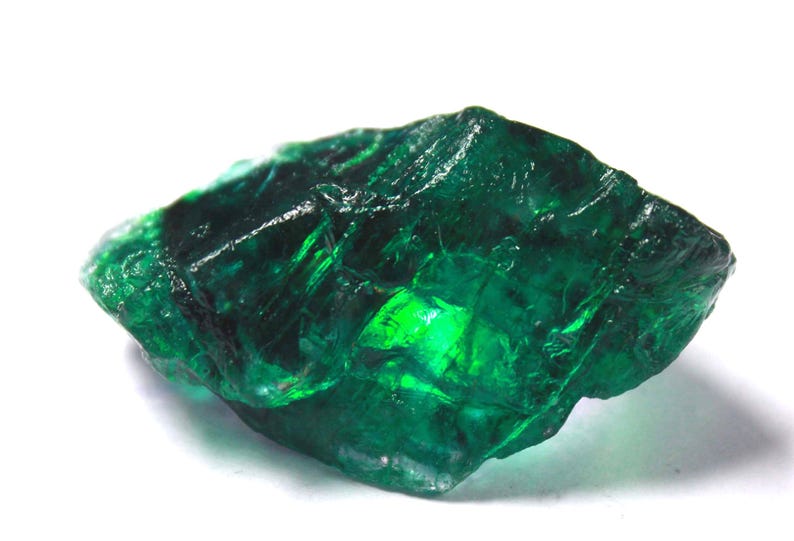 Buy Emerald 250.00 Carat Natural Emerald Raw Uncut Shape Colombian ...