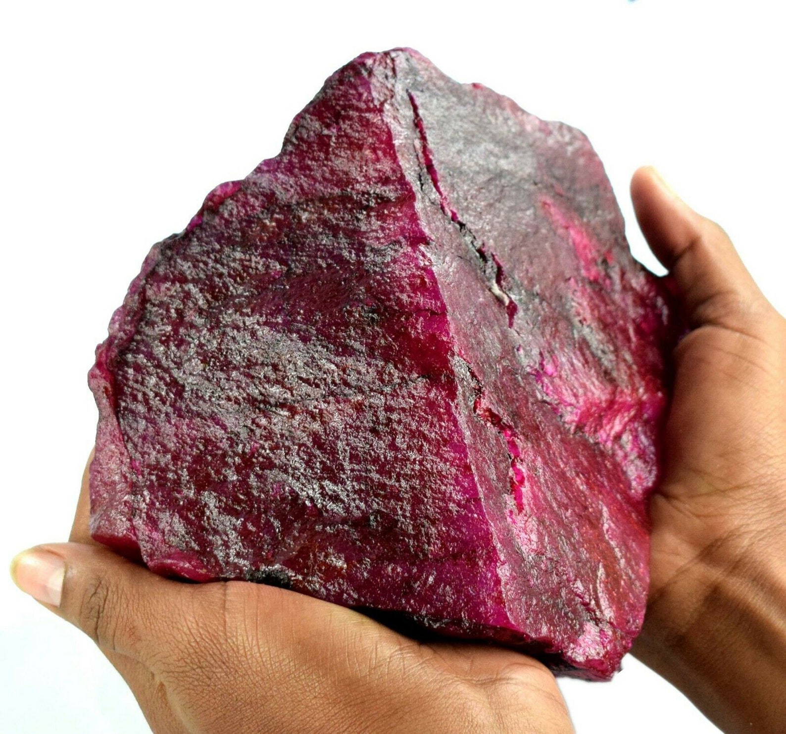 African Red Ruby Gemstone Rough, Certified Natural (3 Kg, 15000.00ct ...