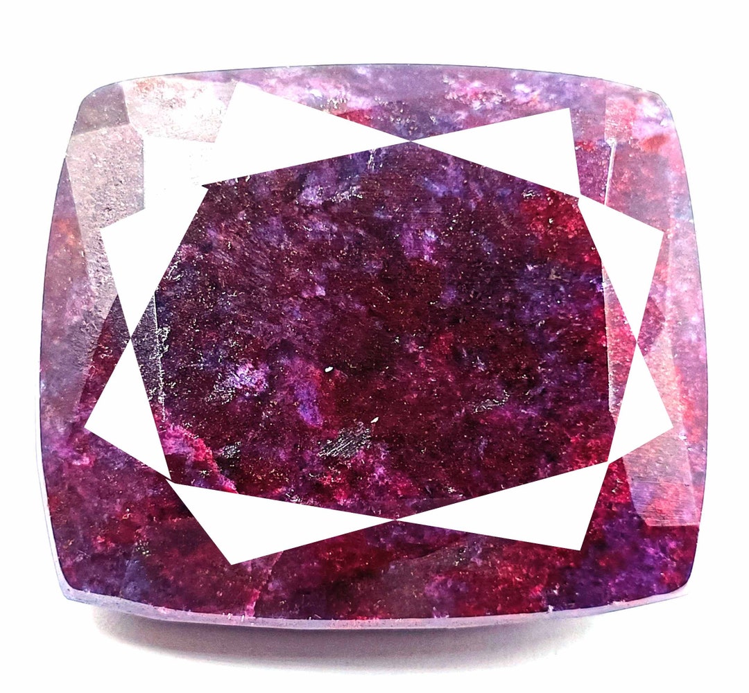 Certified 899 Carat Pigeon Blood Red Ruby – African Cushion Cut ...