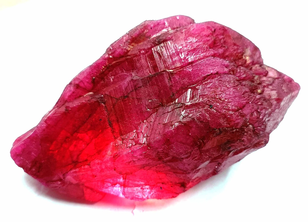 Red Ruby!! Rough Natural 1500-1550 Carat Certified Loose Gemstone ...