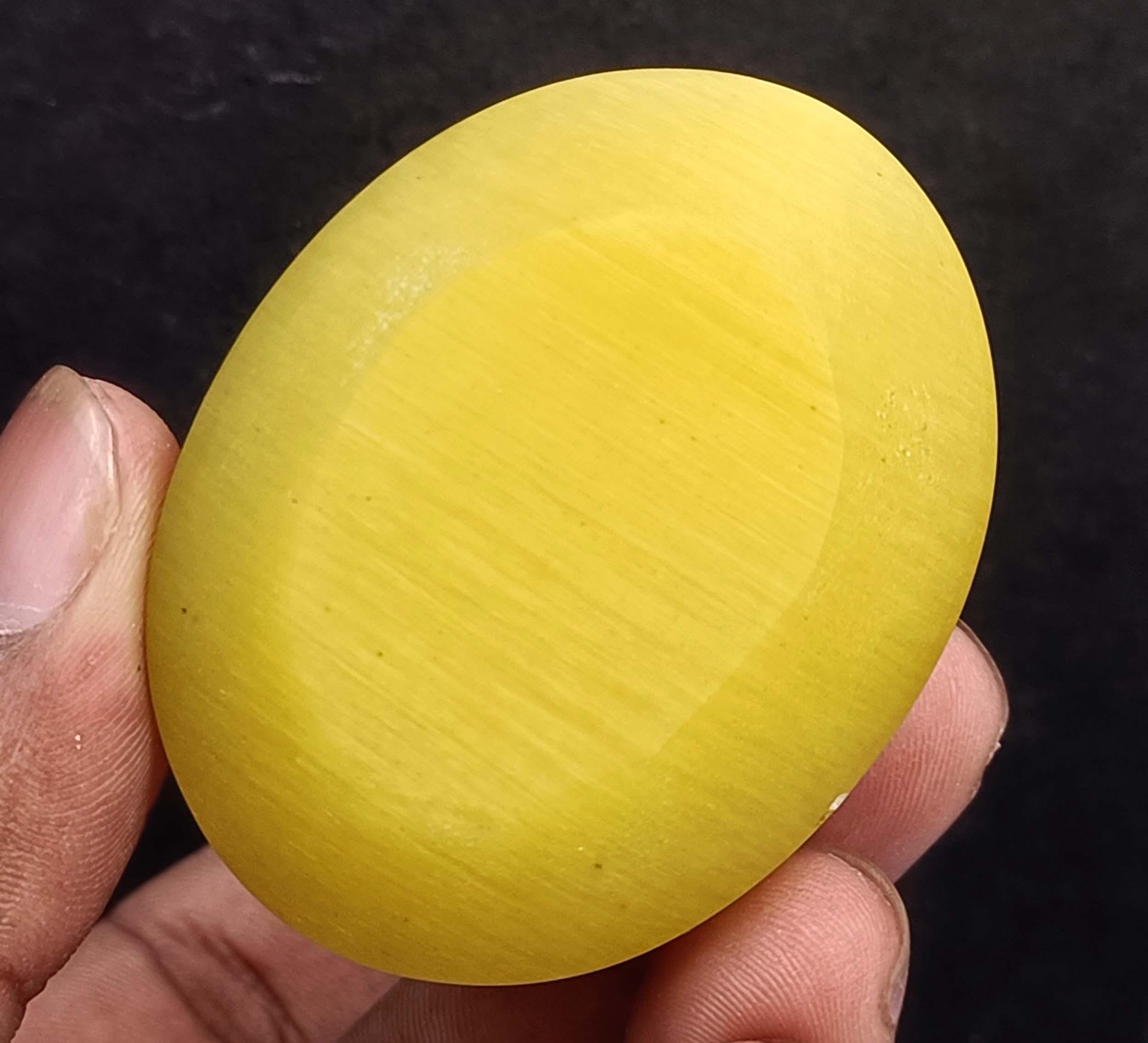 Yellow Cat’s Eye 439.75 Ct | Natural Certified Gemstone From Brazil ...