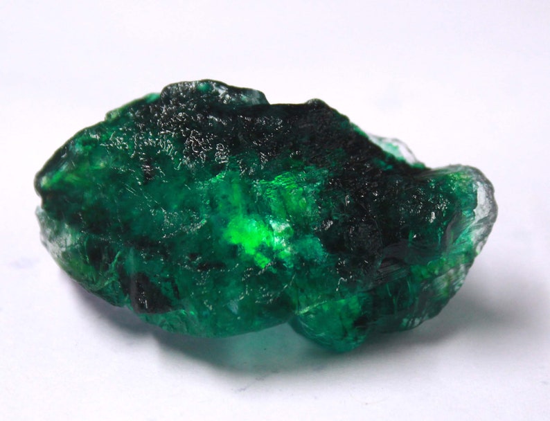 Emerald 250.00 Carat Natural Emerald Raw Uncut Shape Colombian Loose ...