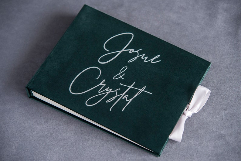 Green or Other Color Velvet Photo Album / Photo Book - Etsy