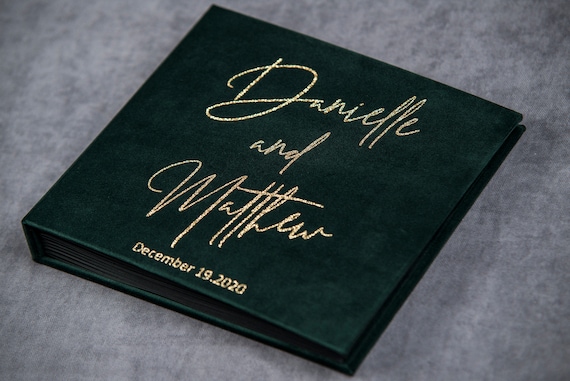 Green or Other Color Velvet Photo Album / Photo Book - Etsy Australia