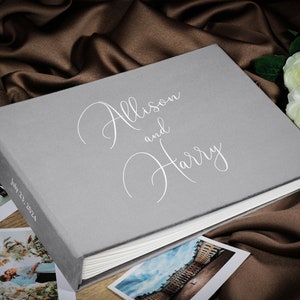 Silver or Other Color Photo Album / Photo Book, Personalized Instax ...