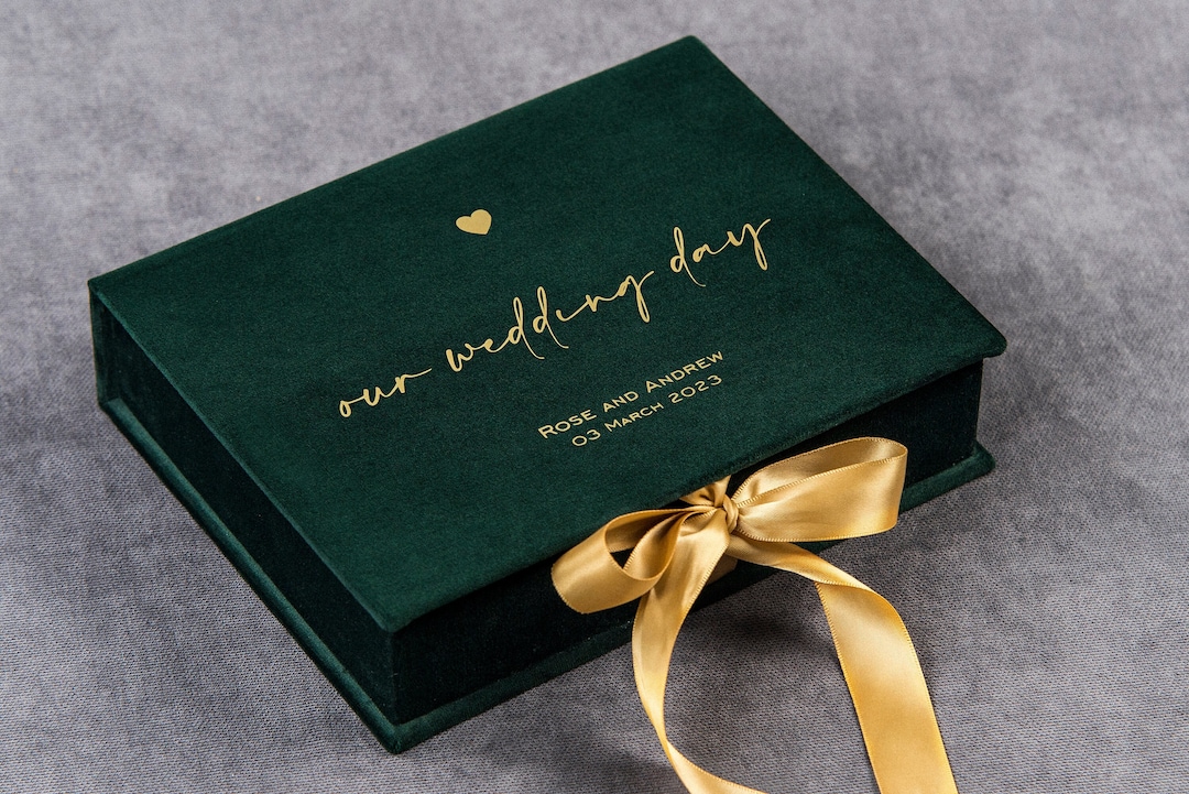 Gift Box Idea for Married Couple, Personalized Wedding or Anniversary ...