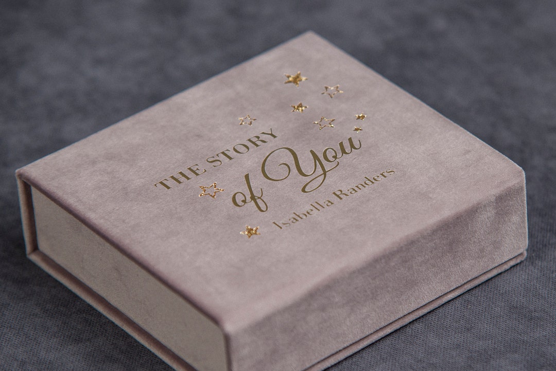 Elegant Personalized Photo Memory Box With USB Package, Custom Picture ...