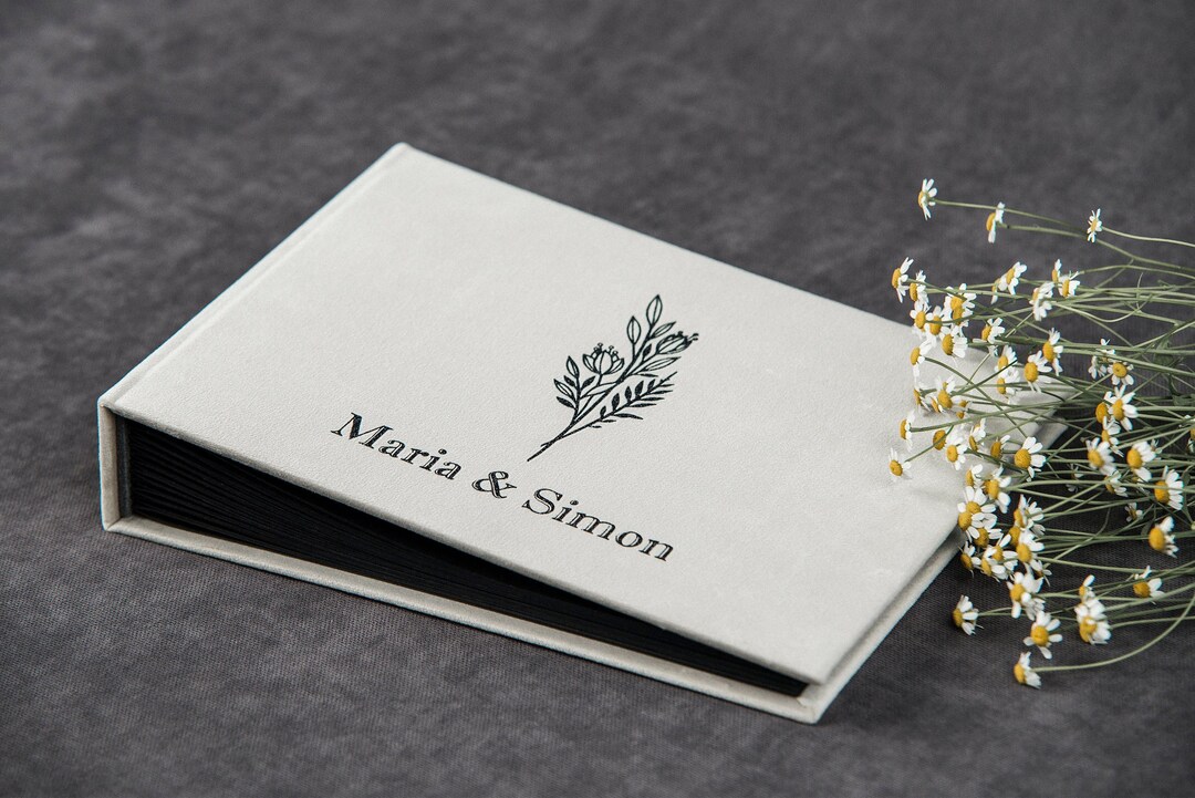 Custom Photo Booth Album Velvet Memory Book Birthday Photo - Etsy