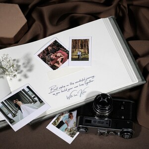 Silver or Other Color Photo Album / Photo Book, Personalized Instax ...