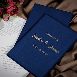 Wedding Officiant Book in A4 Size, Marriage Ceremony Book in Your ...