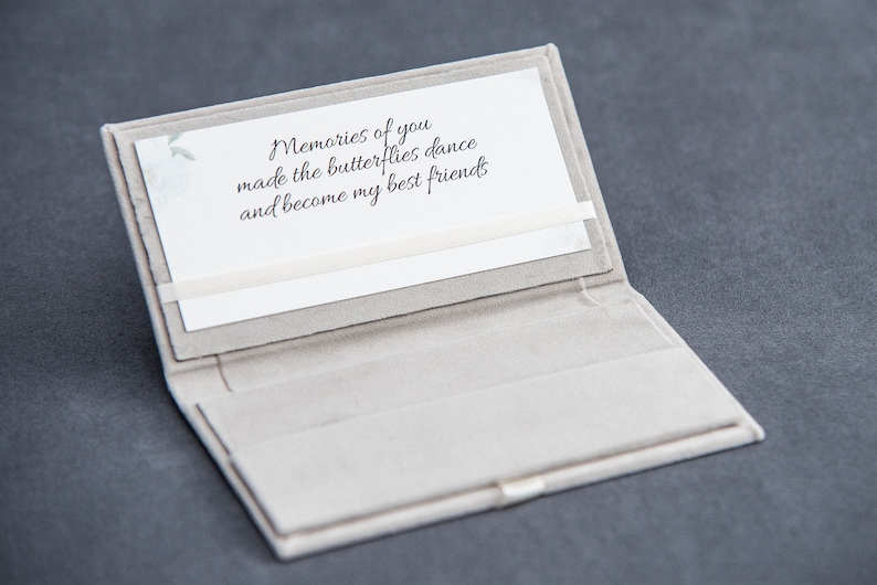 Personalized Money Gift Envelope With Satin Ribbon for Wedding, Custom ...