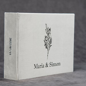 Custom Photo Booth Album, Velvet Memory Book, Birthday Photo Album ...